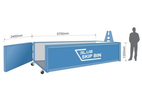 Skip Bins - Blue Skip Bin